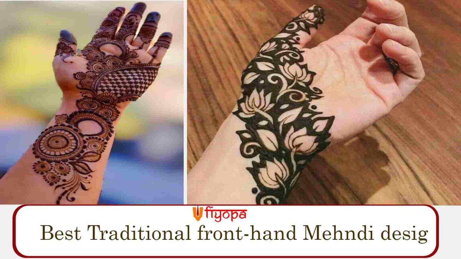 Royal Front Hand Mehndi Design in 2025 - Checkout Now.