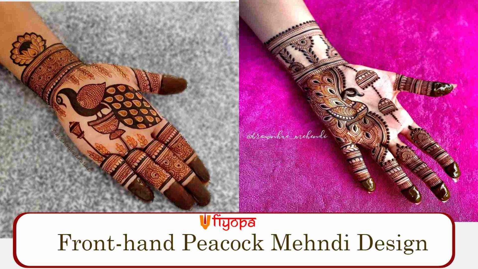 Royal Front Hand Mehndi Design in 2025 - Checkout Now.